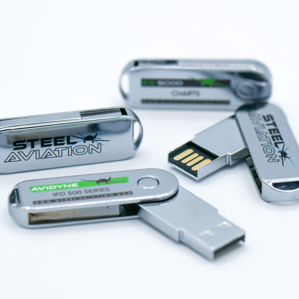 Deluxe Avidyne USB Drives - Complete Set - Steel Aviation